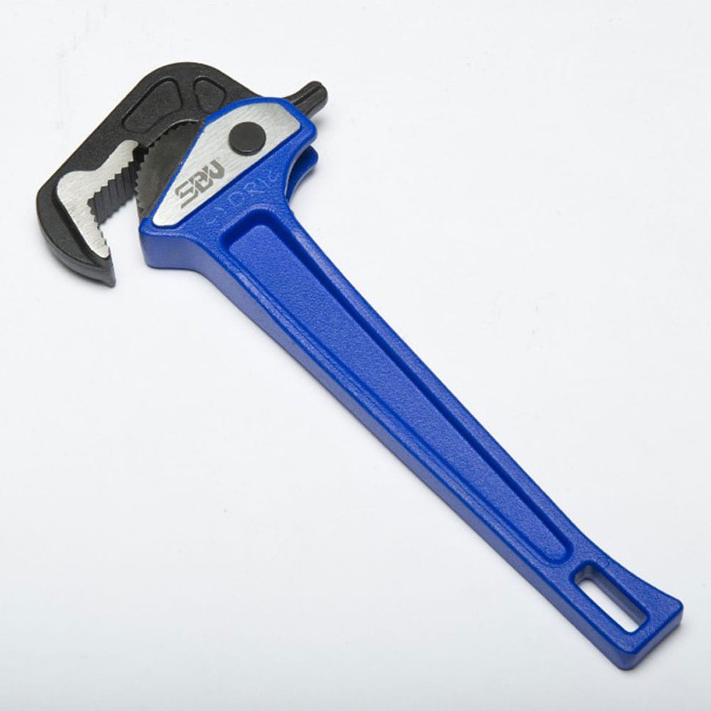 12" One Hand Rapid Pipe Wrench ALU Handle - SBVTools