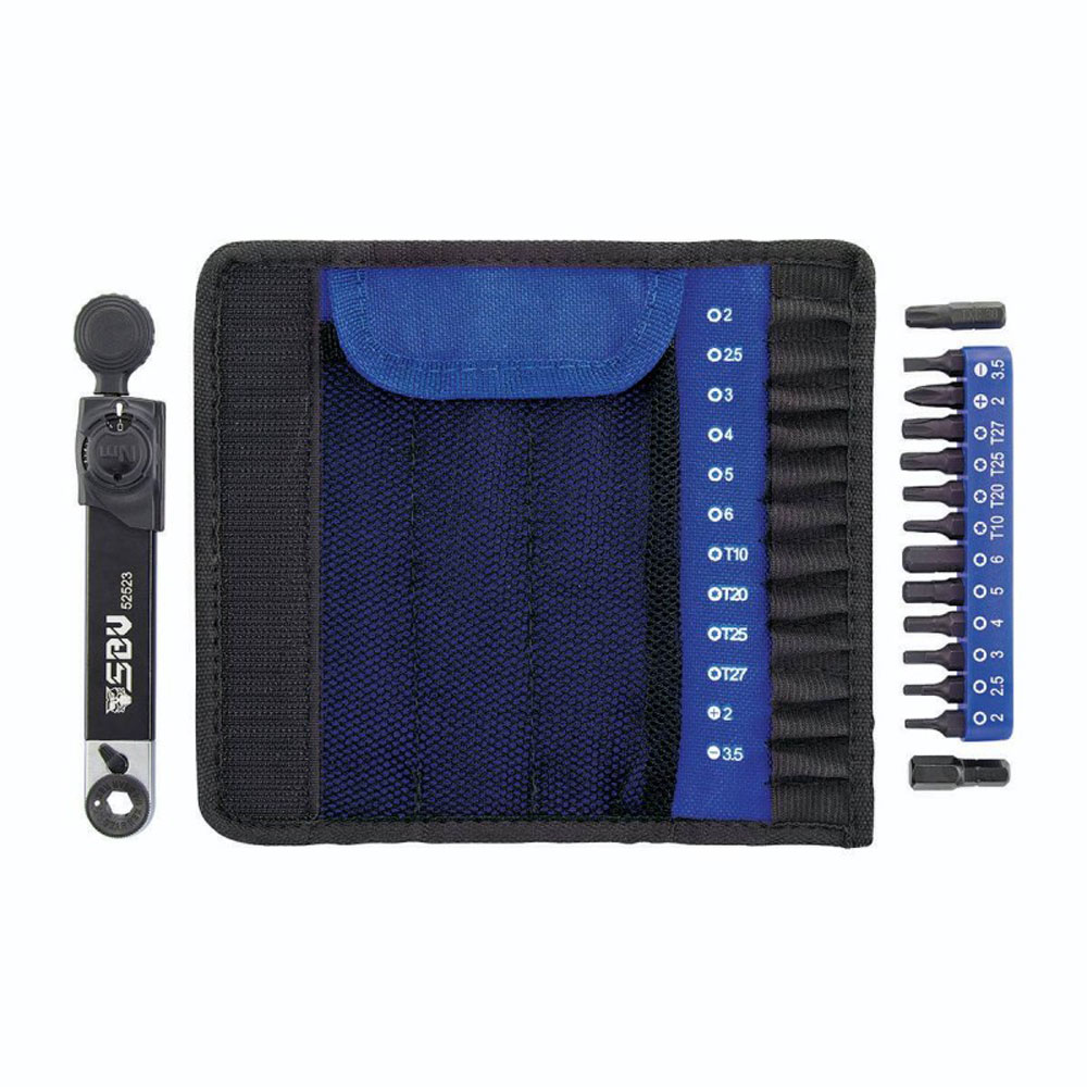 1/4" Bits Torque Ratchet Set, 15 Pcs - SBVTools