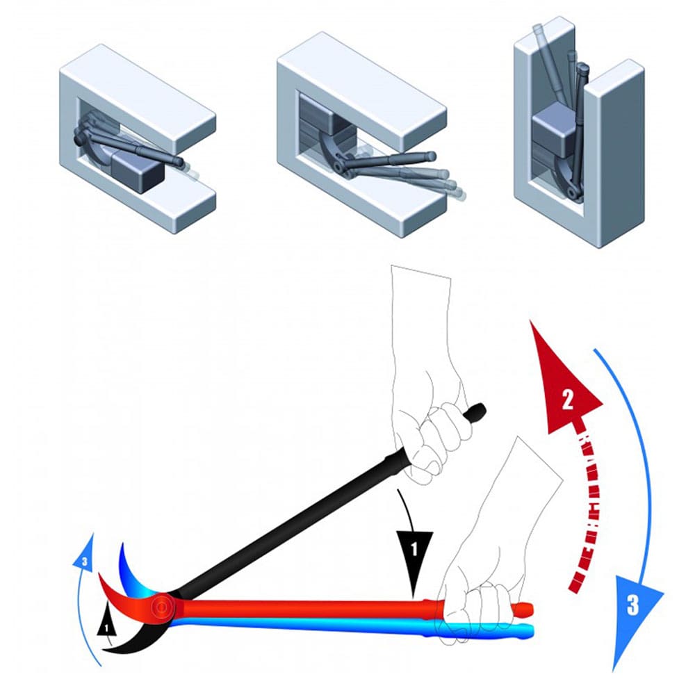 450 MmL To 750 MmL Extendable Rachet Gear Bar - SBVTools