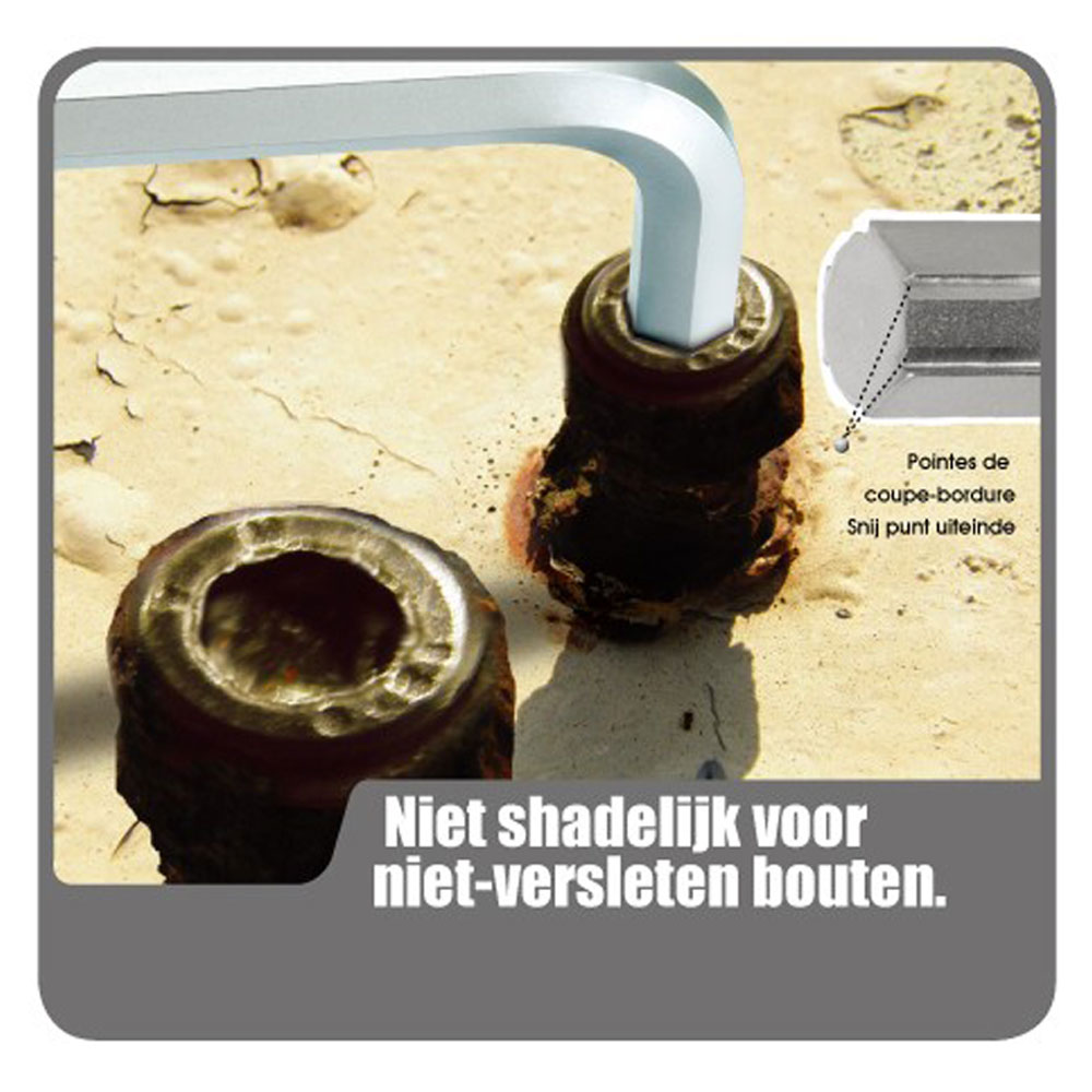 (Extra Long) Extractor Hex Key Set, 9 Pcs - SBVTools